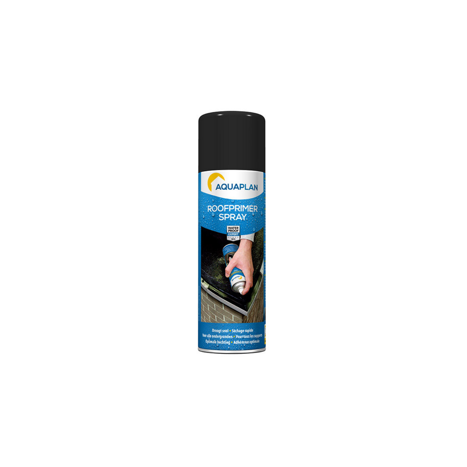 Aquaplan Roofprimer Spray 500 ml | Sneldrogende bitumen primer