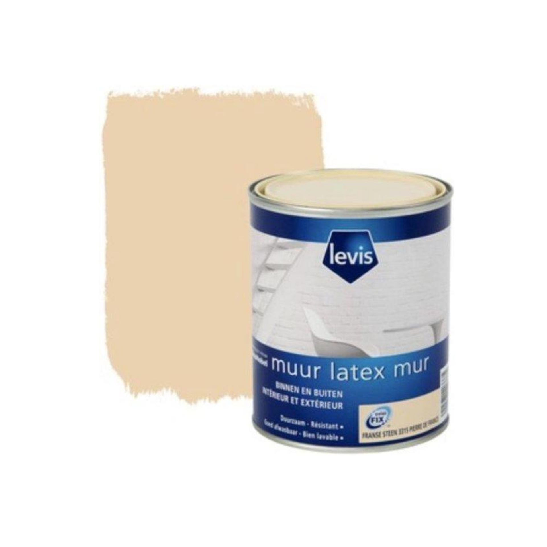 Levis Muur Latex mat franse steen 1 L